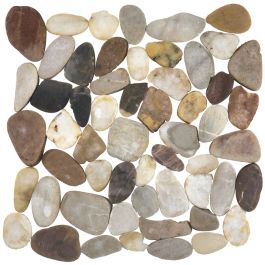 Pacific Beach Pebbles Stone Pebbles - Sliced Ocean Blend Pebbles Mosaics