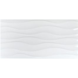 White Décor 12x24 White Wavy White Ceramic Glazed Ceramic/Non-porcelain ...